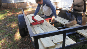 How to Redeck A Trailer