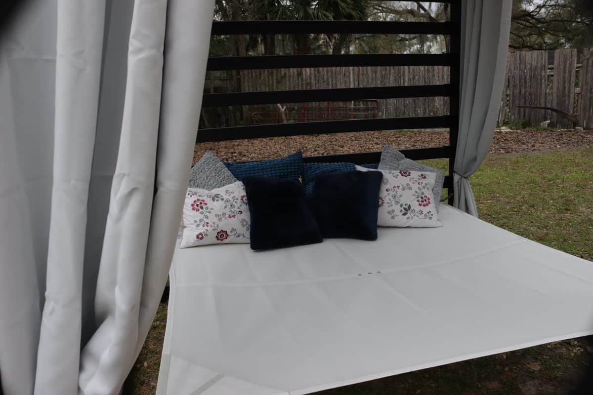 How to Build a Toja Grid pergola with Hammock